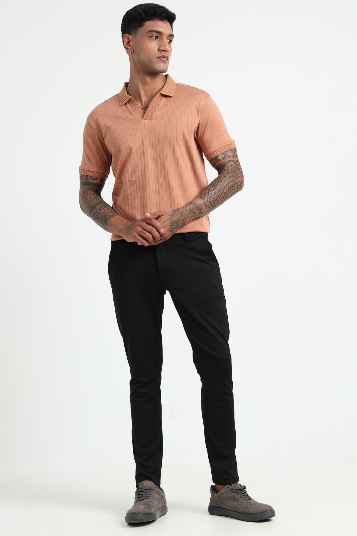J Collar Men’s Knitted Polo - 100% Organic Cotton – Juggerknot Originals