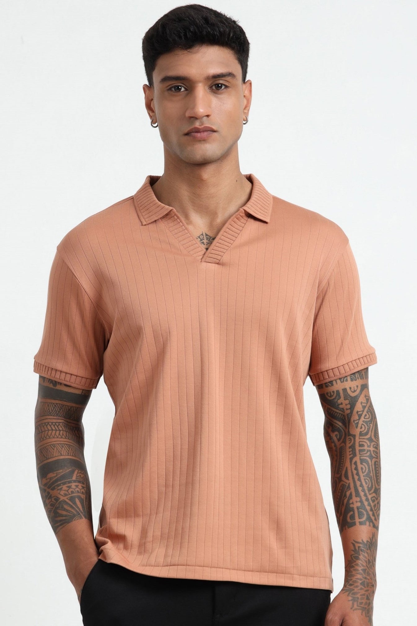 J Collar Men’s Knitted Polo - 100% Organic Cotton – Juggerknot Originals