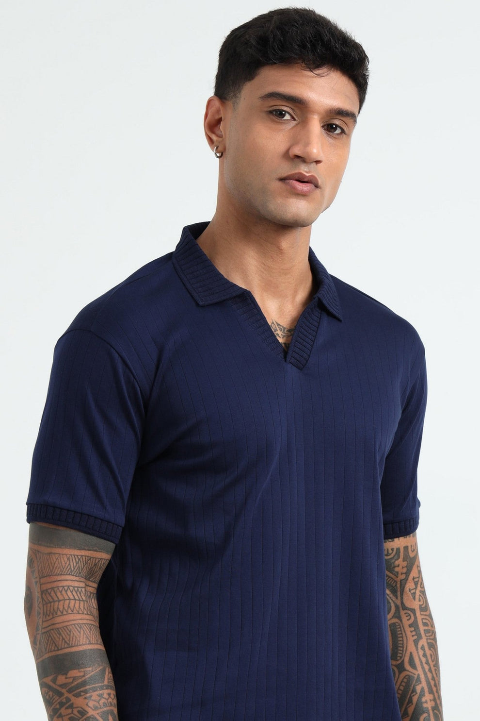 J Collar Knitted Polo - 100% Organic Cotton – Juggerknot Originals