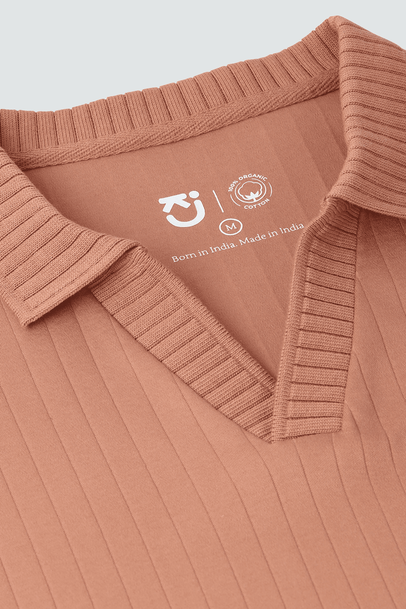 J Collar Men’s Knitted Polo - 100% Organic Cotton – Juggerknot Originals